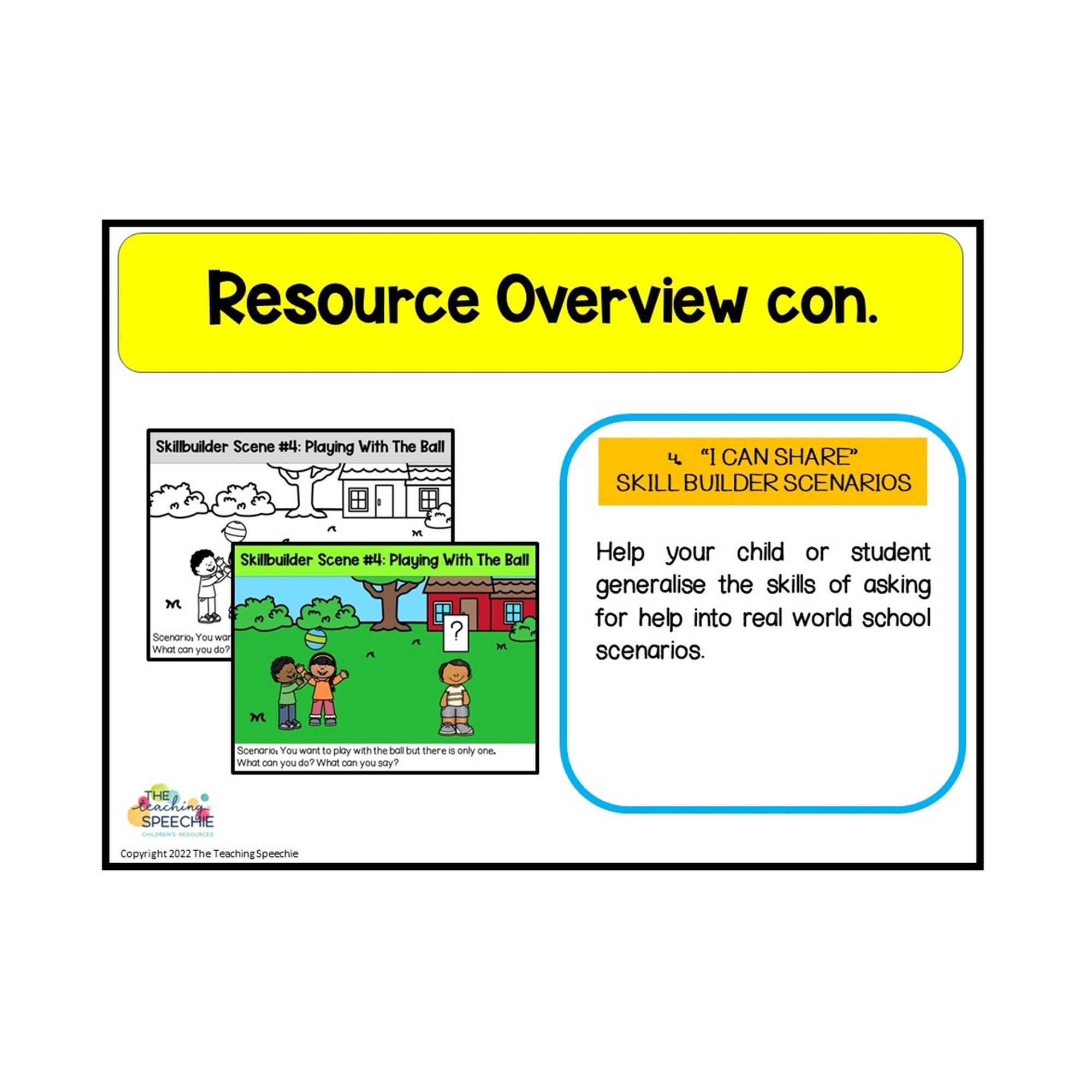 Sharing Social Story, Sharing Social Skills Printable Story, Autism ...