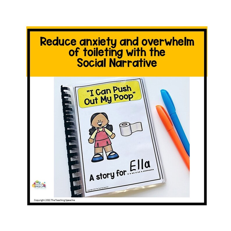 Stool Withholding and Encopresis Social Story Bundle, Adapted Book ...