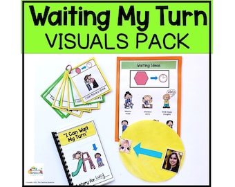 Waiting My Turn: Social Skills Story (Download Now) - Etsy