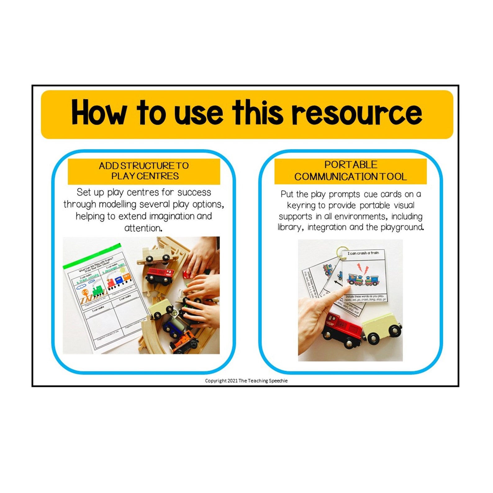 Play Skill Visual Supports, How to Play With Toys; Special Education ...