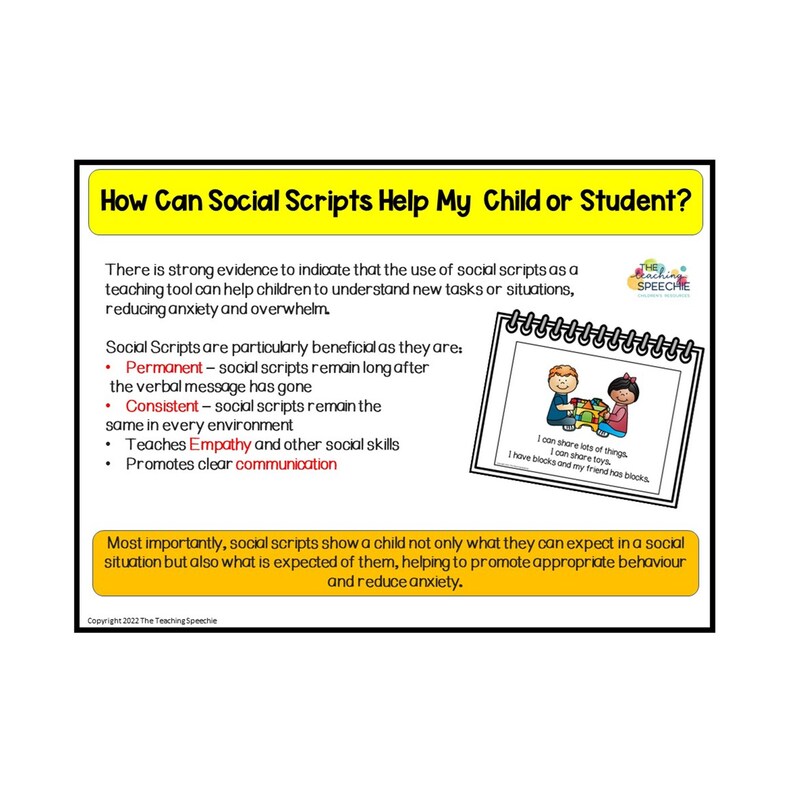 Sharing Social Story, Sharing Social Skills Printable Story, Autism ...