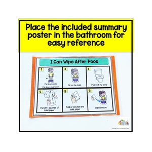 Toilet Training Social Story & Visual Cards Pack, Wiping My Bottom ...