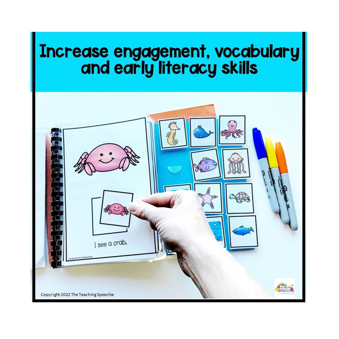 Sea Creatures Interactive Adapted Book, Printable Adapted Book, Ocean ...