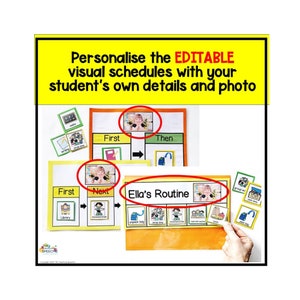 Visual Classroom Schedules, Visual Supports, Daily and Weekly Schedule ...