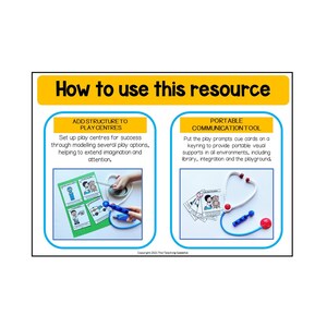 How to Play With Toys Dramatic and Pretend Play Visuals Pack - Etsy