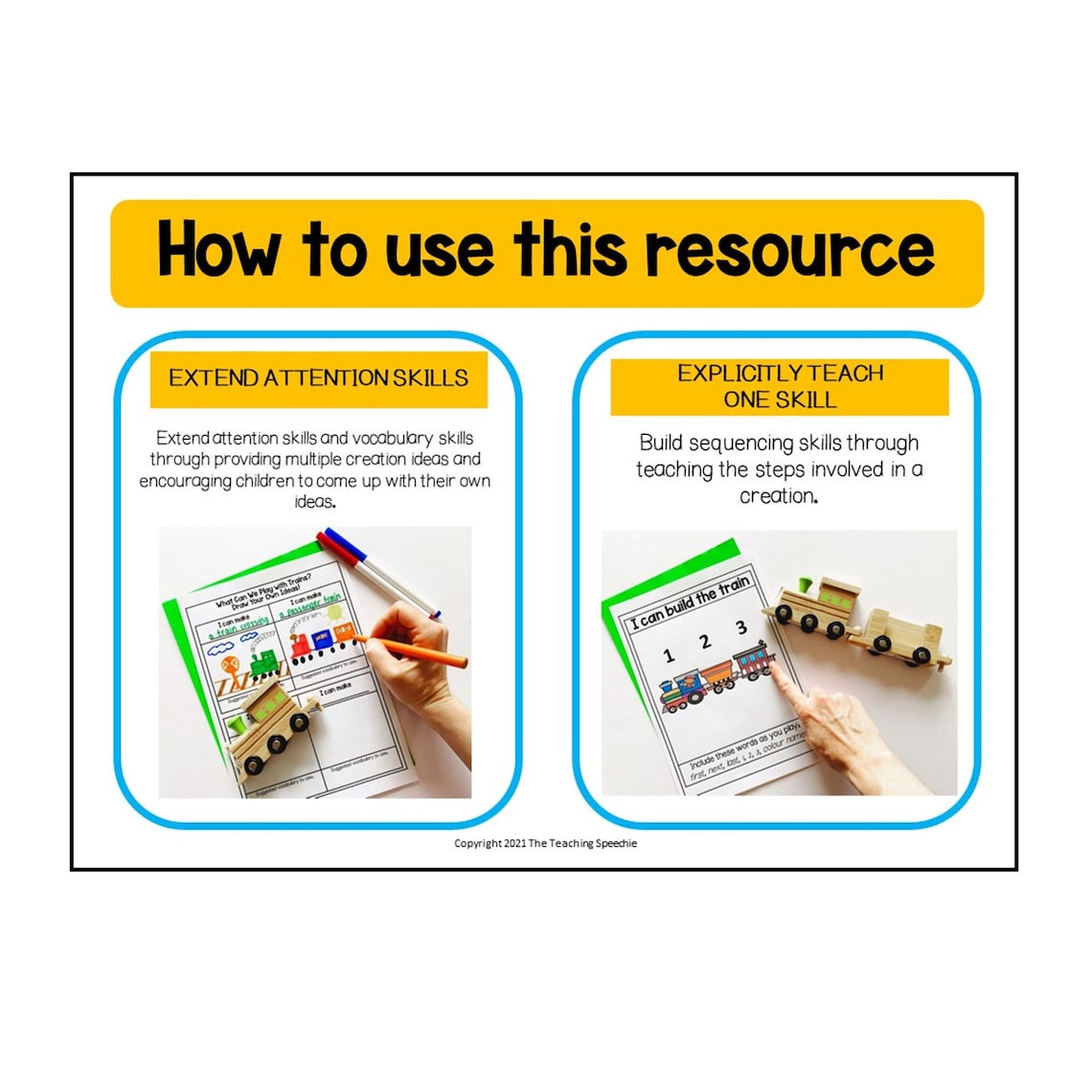 Play Skill Visual Supports, How to Play With Toys; Special Education ...