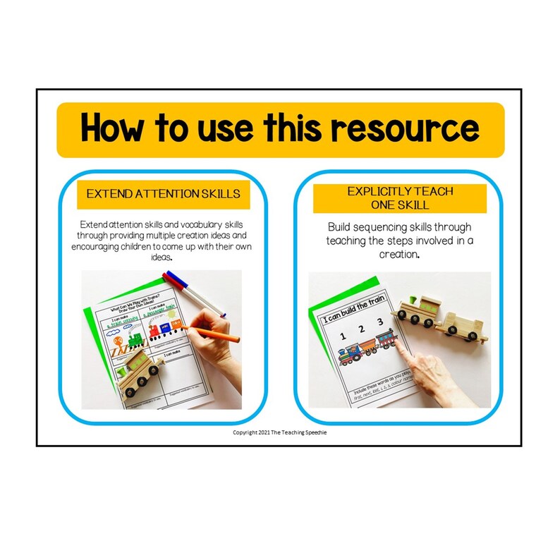 Play Skill Visual Supports, How to Play With Toys; Special Education ...