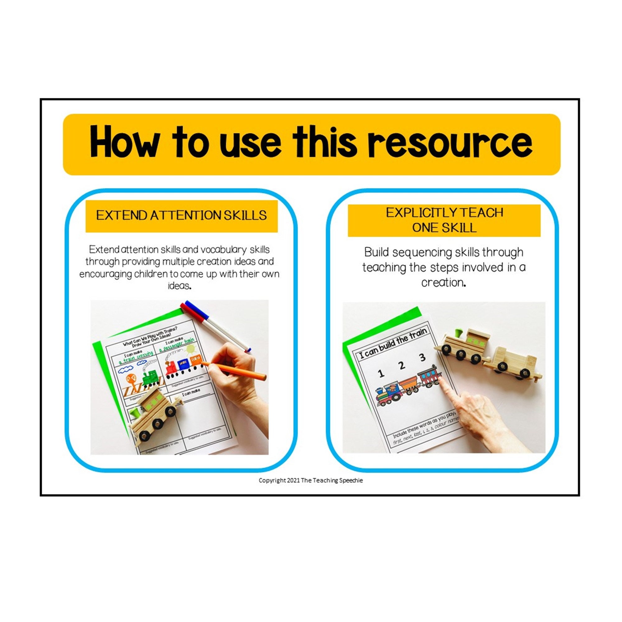 Play Skill Visual Supports, How to Play With Toys; Special Education ...