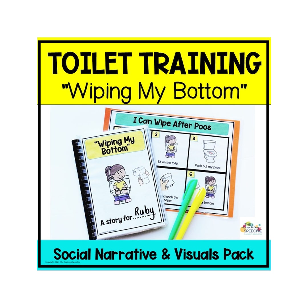 Toilet Training Social Story & Visual Cards Pack, Wiping My Bottom ...
