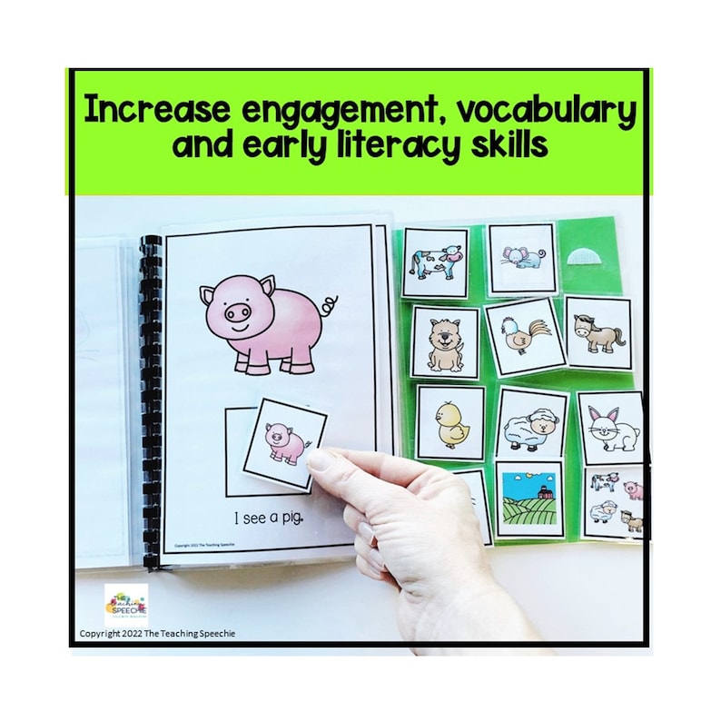 Animals Theme Adapted Books Bundle, Adapted Books for Autism, Early ...