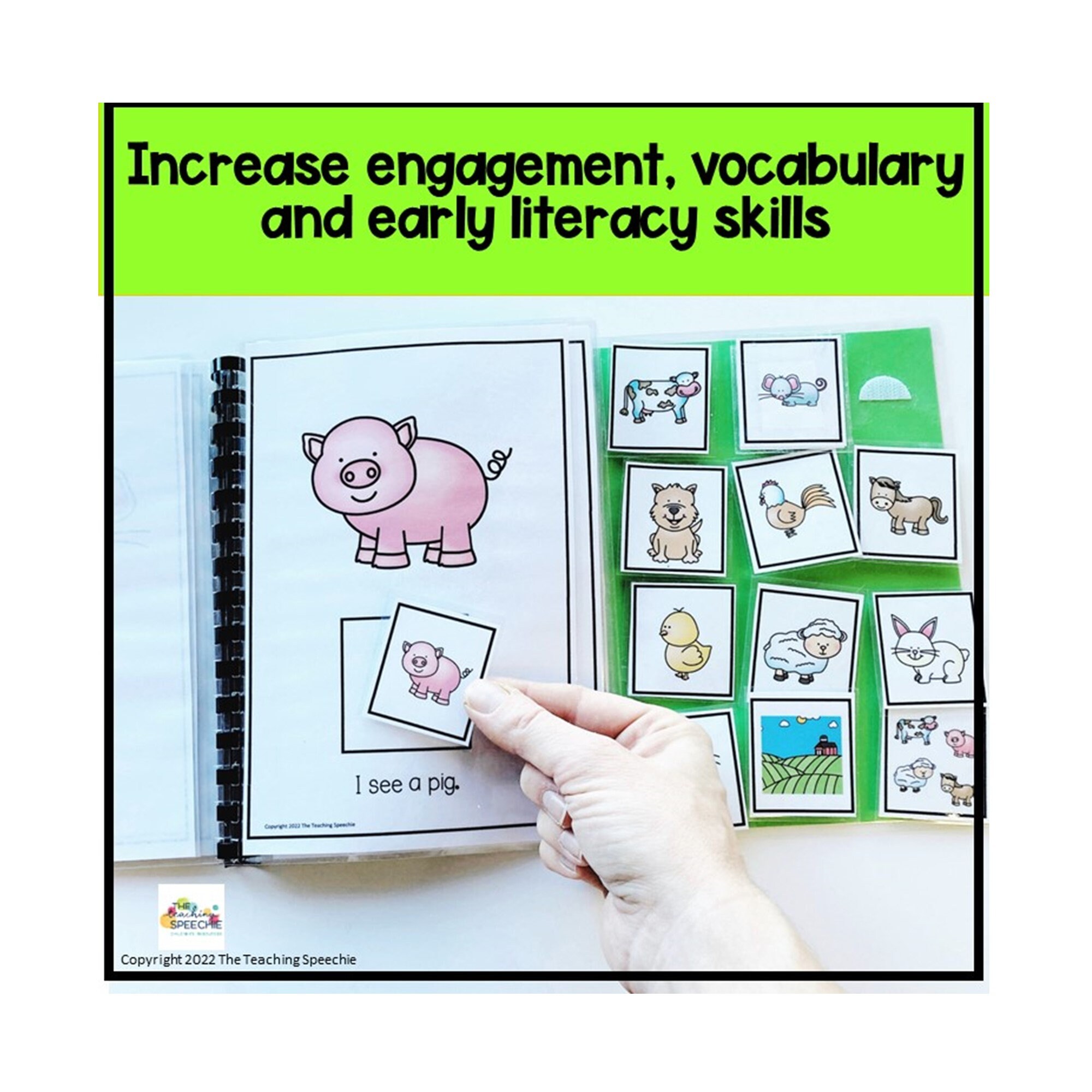 Animals Theme Adapted Books Bundle, Adapted Books for Autism, Early ...