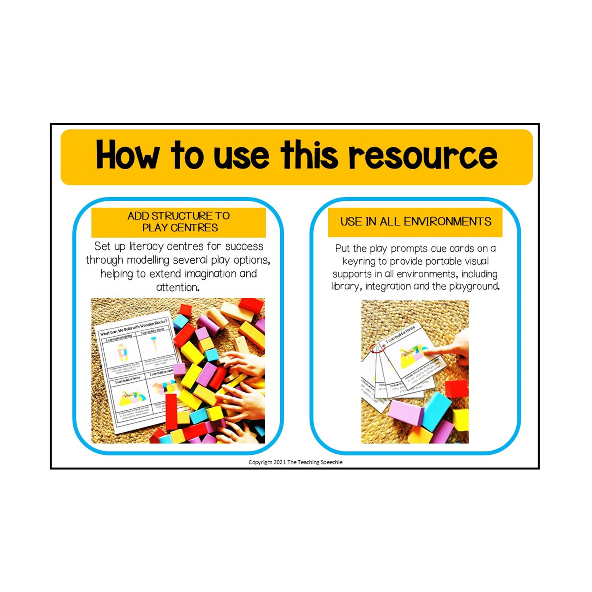 How to Play With Toys Visuals Pack, Visual Supports, Autism, Special ...