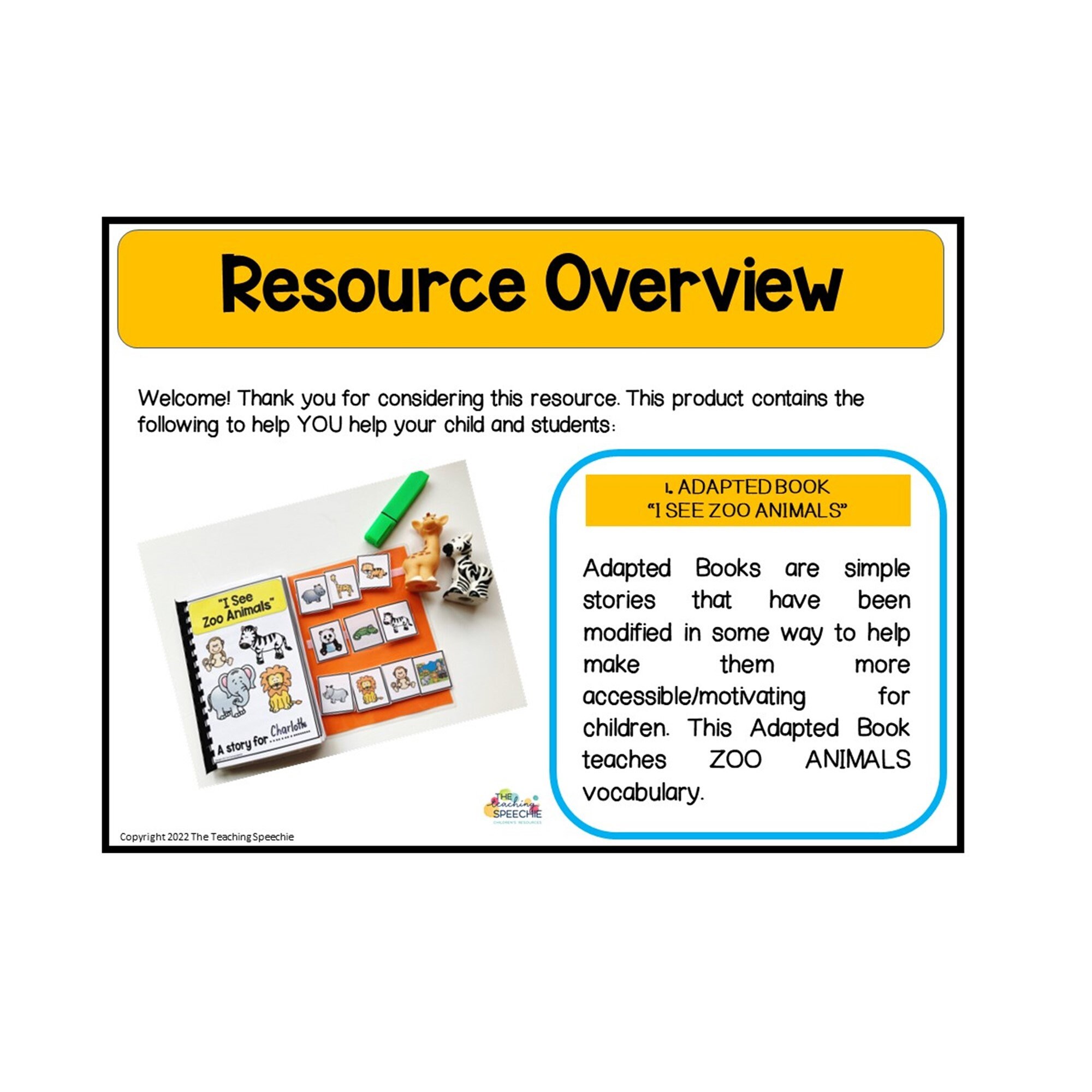 Zoo Animals Interactive Adapted Book, Zoo Theme Printables, Zoo Animals ...