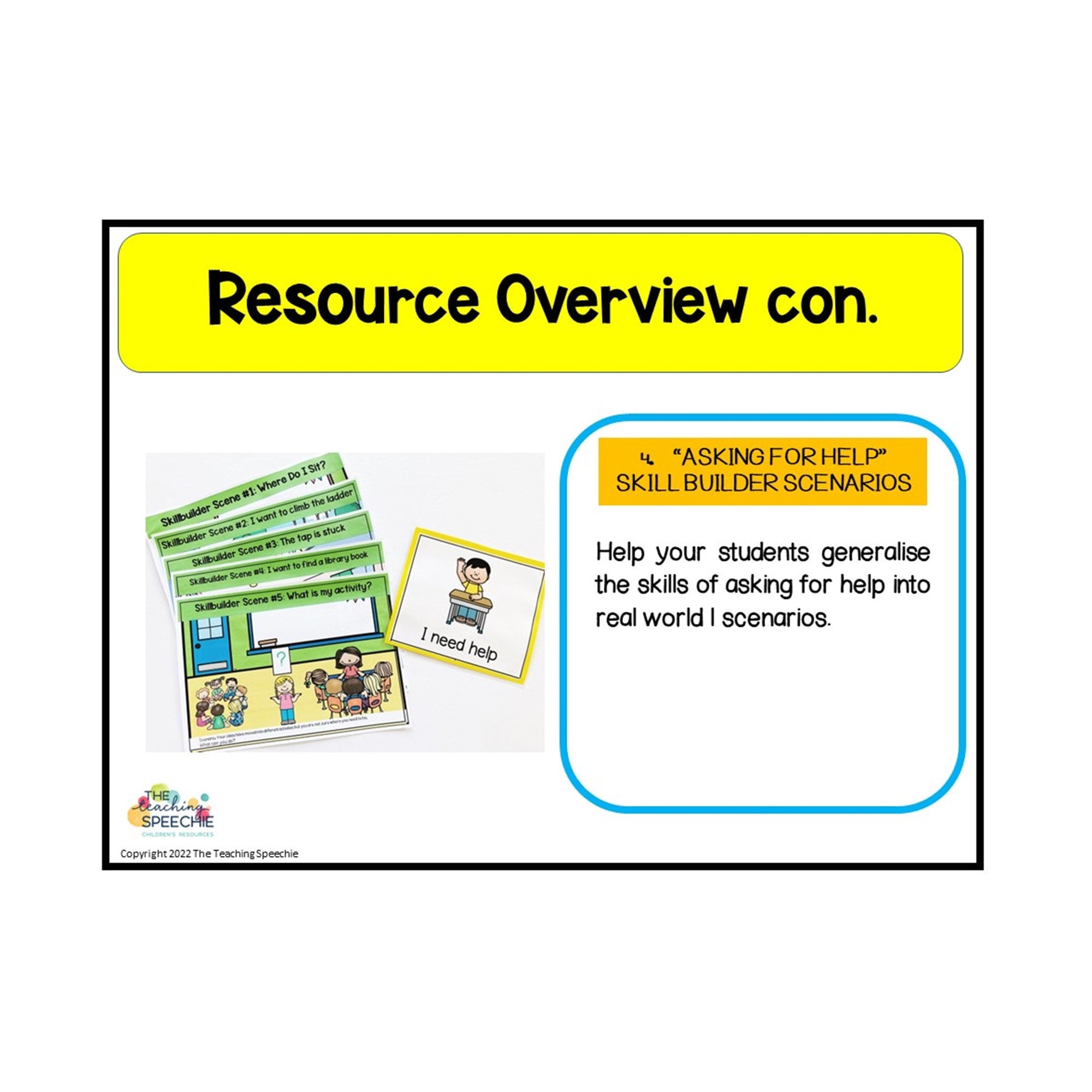 Asking for Help Social Story, Autism Printable Social Story, Asking for ...