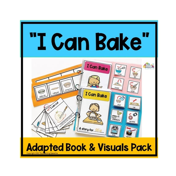 I Can Bake Adapted Book and Visuals Pack - Etsy