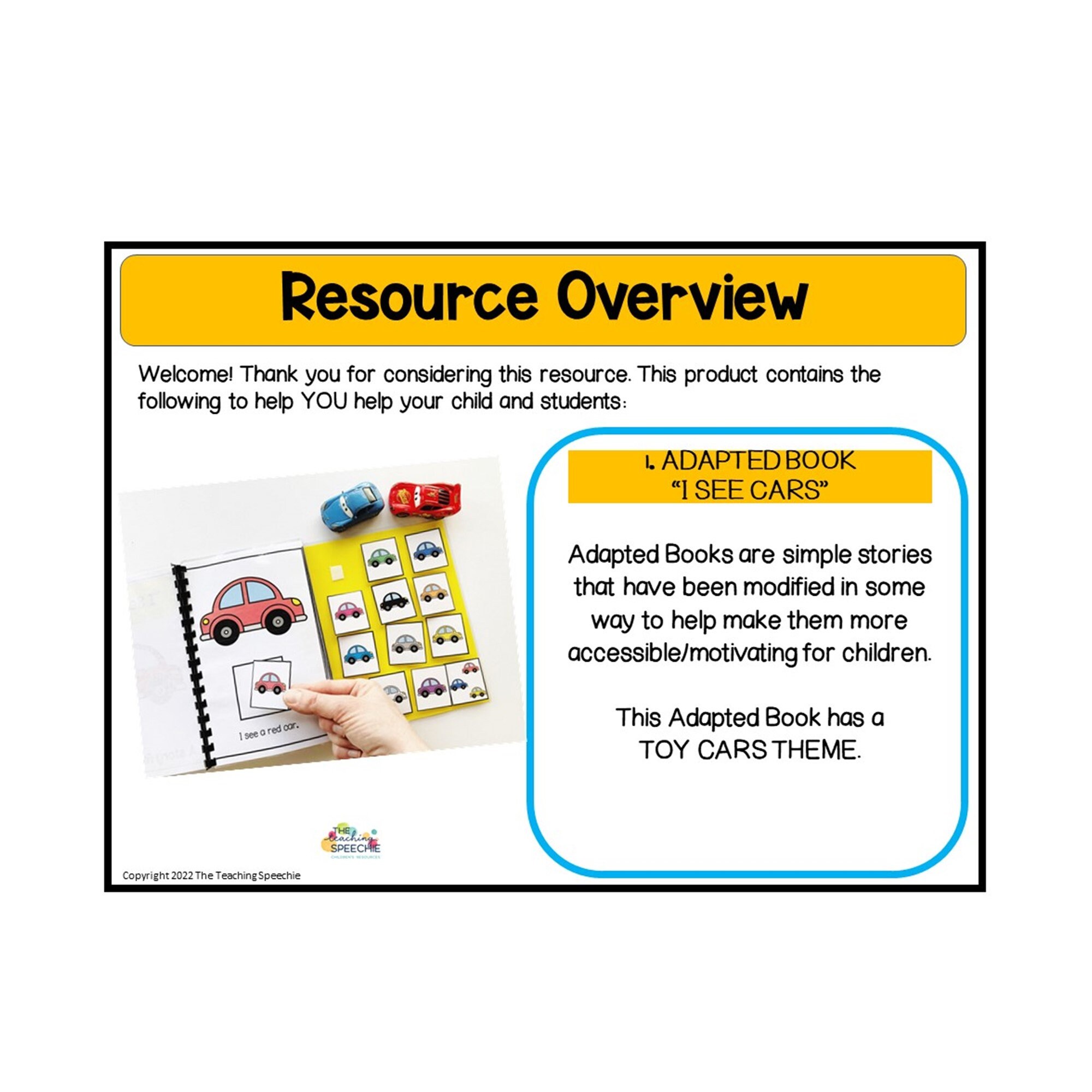 VEHICLES ADAPTED BOOK for Special Education - Etsy