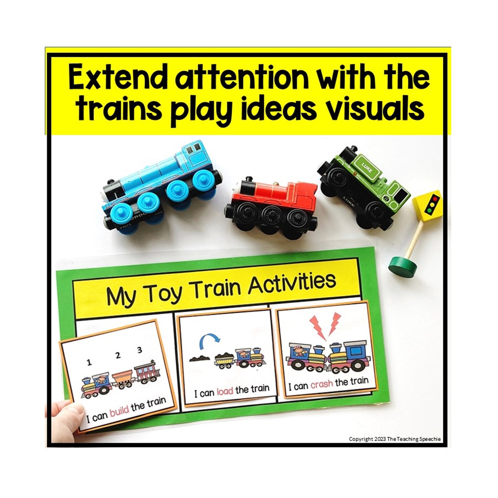 How to Play With Toy Trains Visual Supports Toolkit - Etsy
