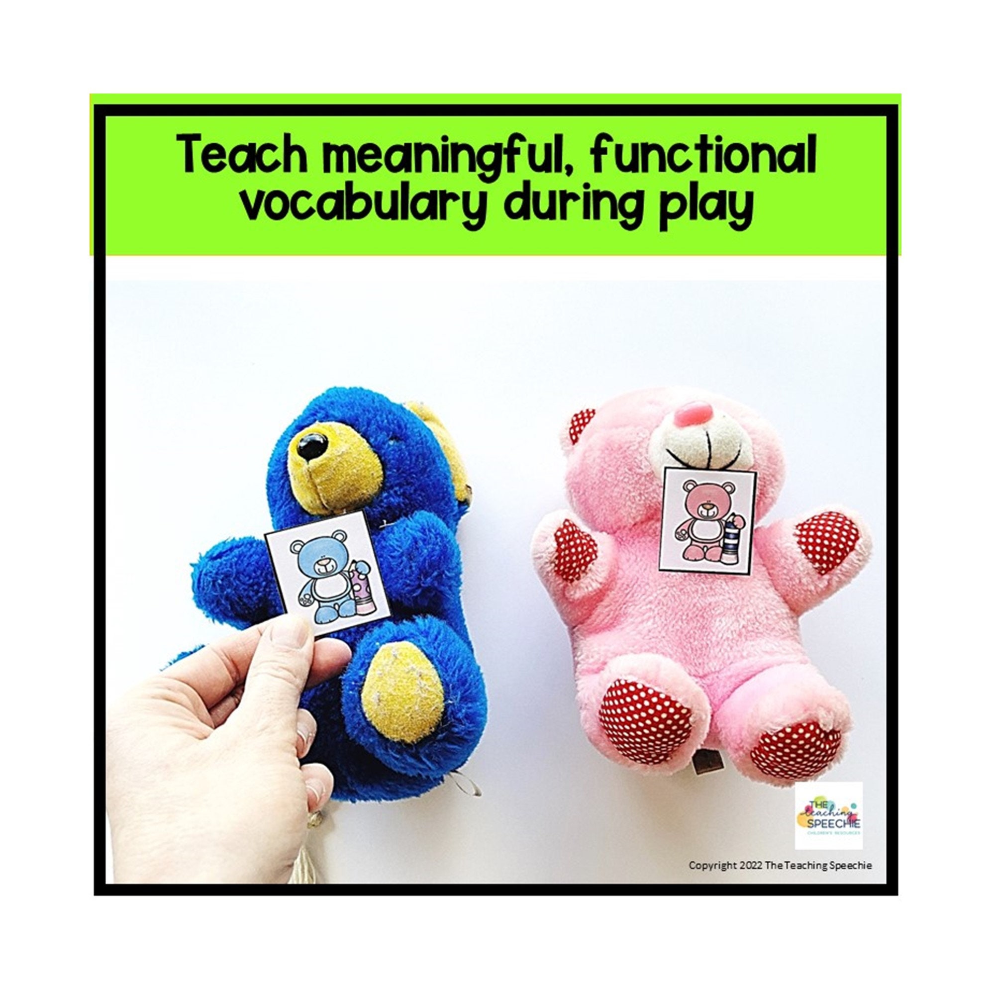 Interactive Adapted Books, Teddy Bear Theme Adapted Book, Autism ...