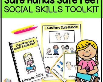 Safe Hands and Feet Social Story for Aggression - Etsy