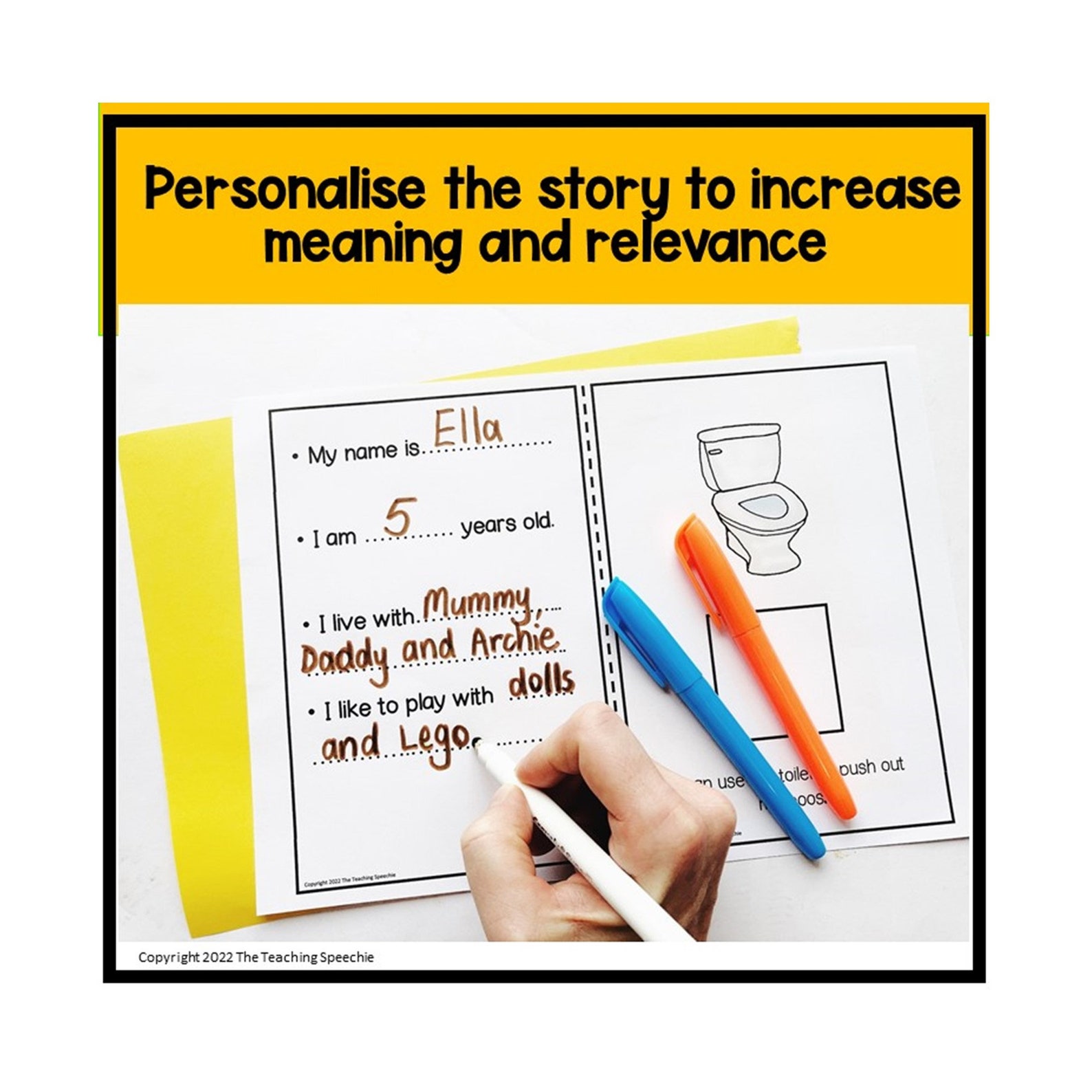 Wiping After Toileting Adapted Book, Toilet Training Resource, Potty ...