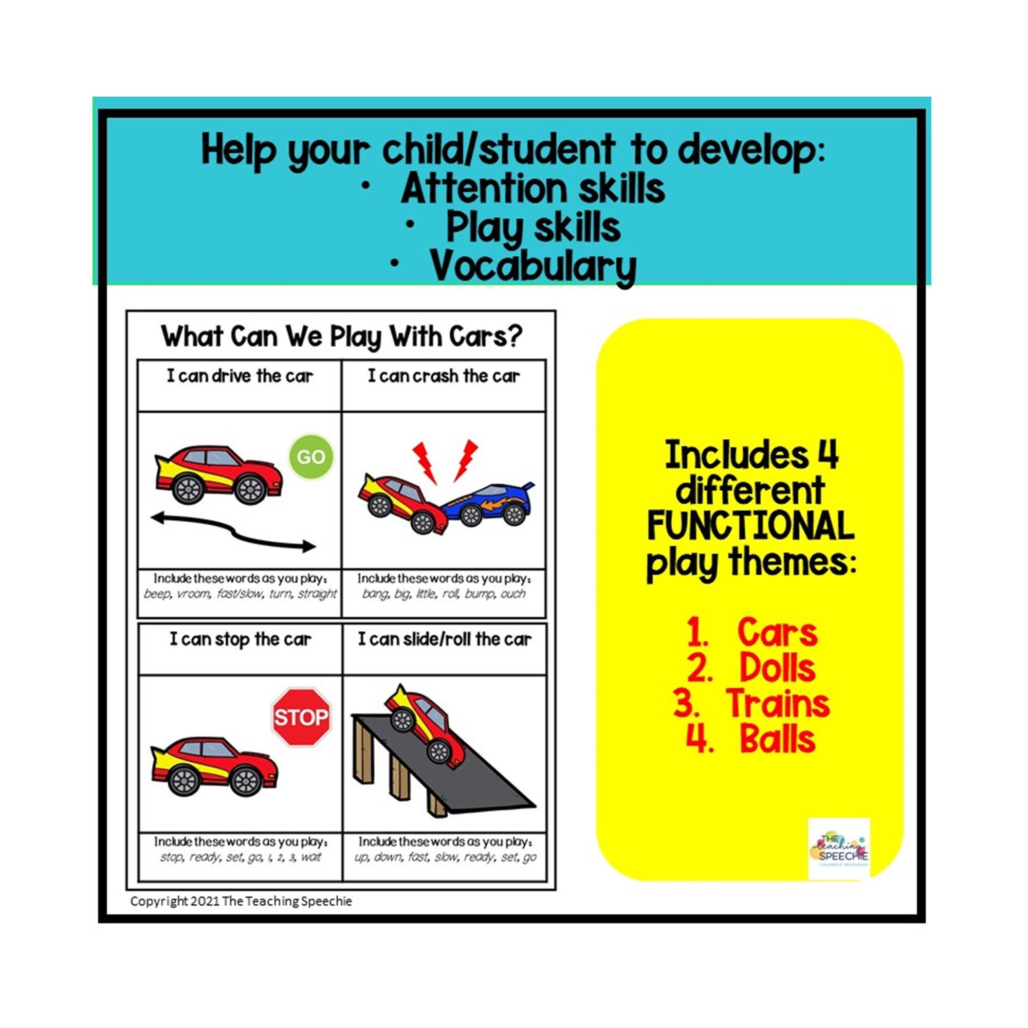 Play Skill Visual Supports, How to Play With Toys; Special Education ...