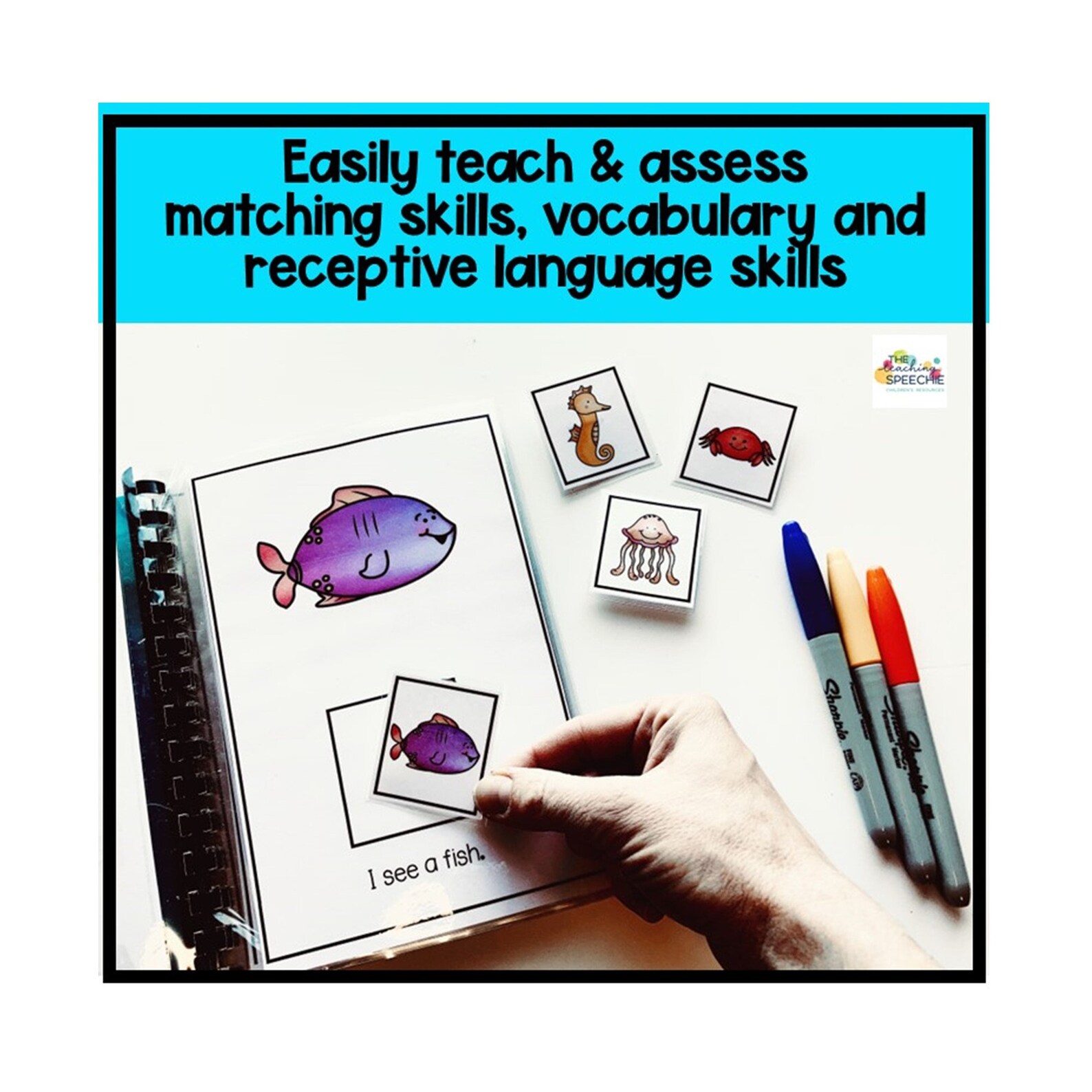 Sea Creatures Interactive Adapted Book, Printable Adapted Book, Ocean ...