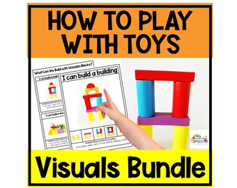 Play Skill Visual Supports, How to Play With Toys; Special Education ...