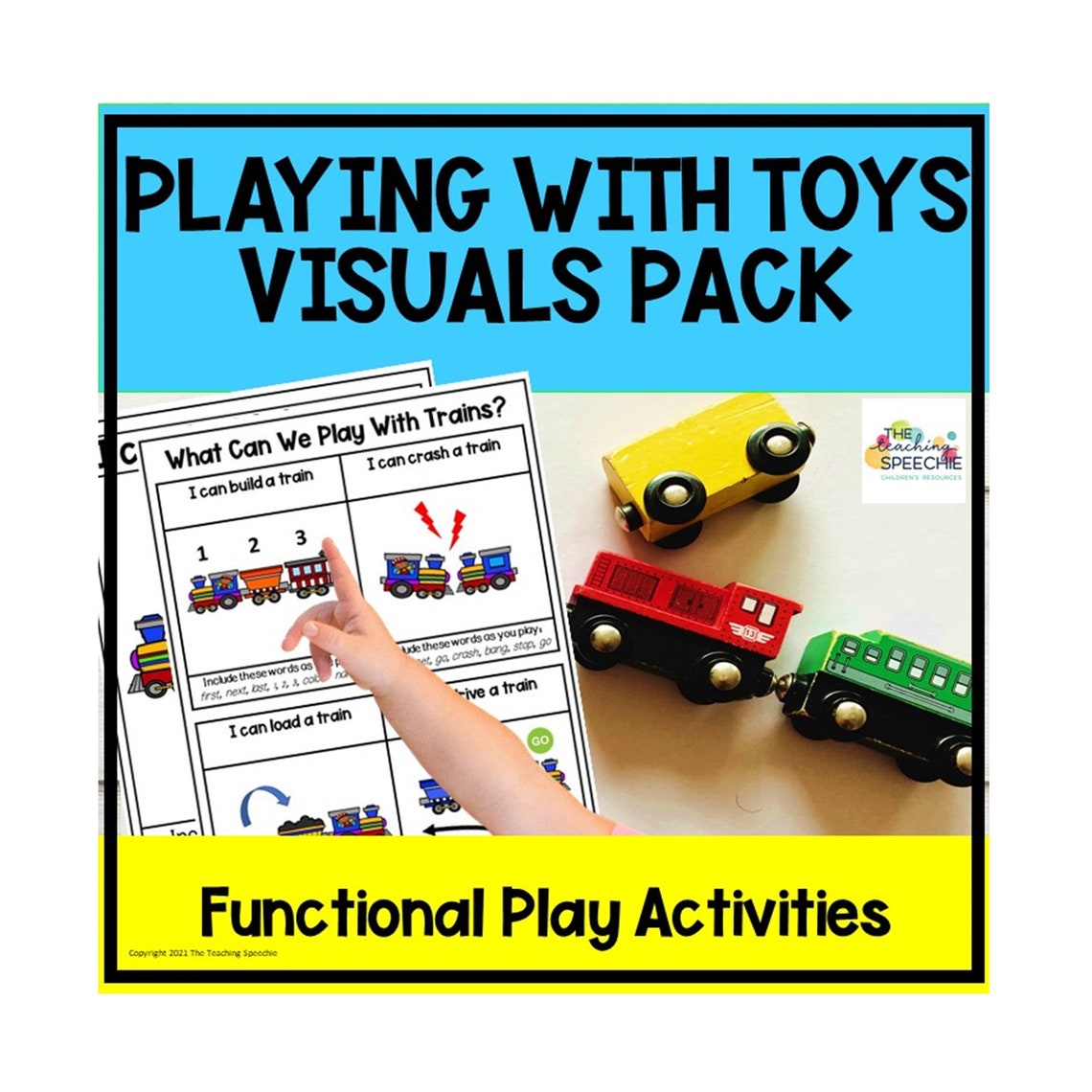 Play Skill Visual Supports, How to Play With Toys; Special Education ...