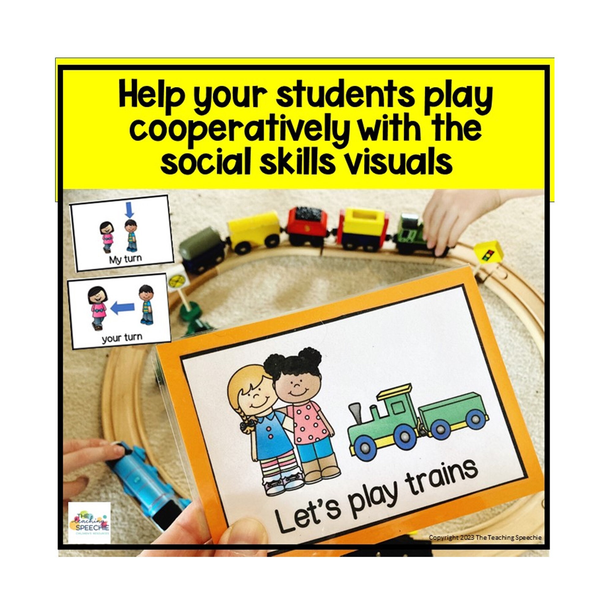 How to Play With Toy Trains Visual Supports Toolkit - Etsy