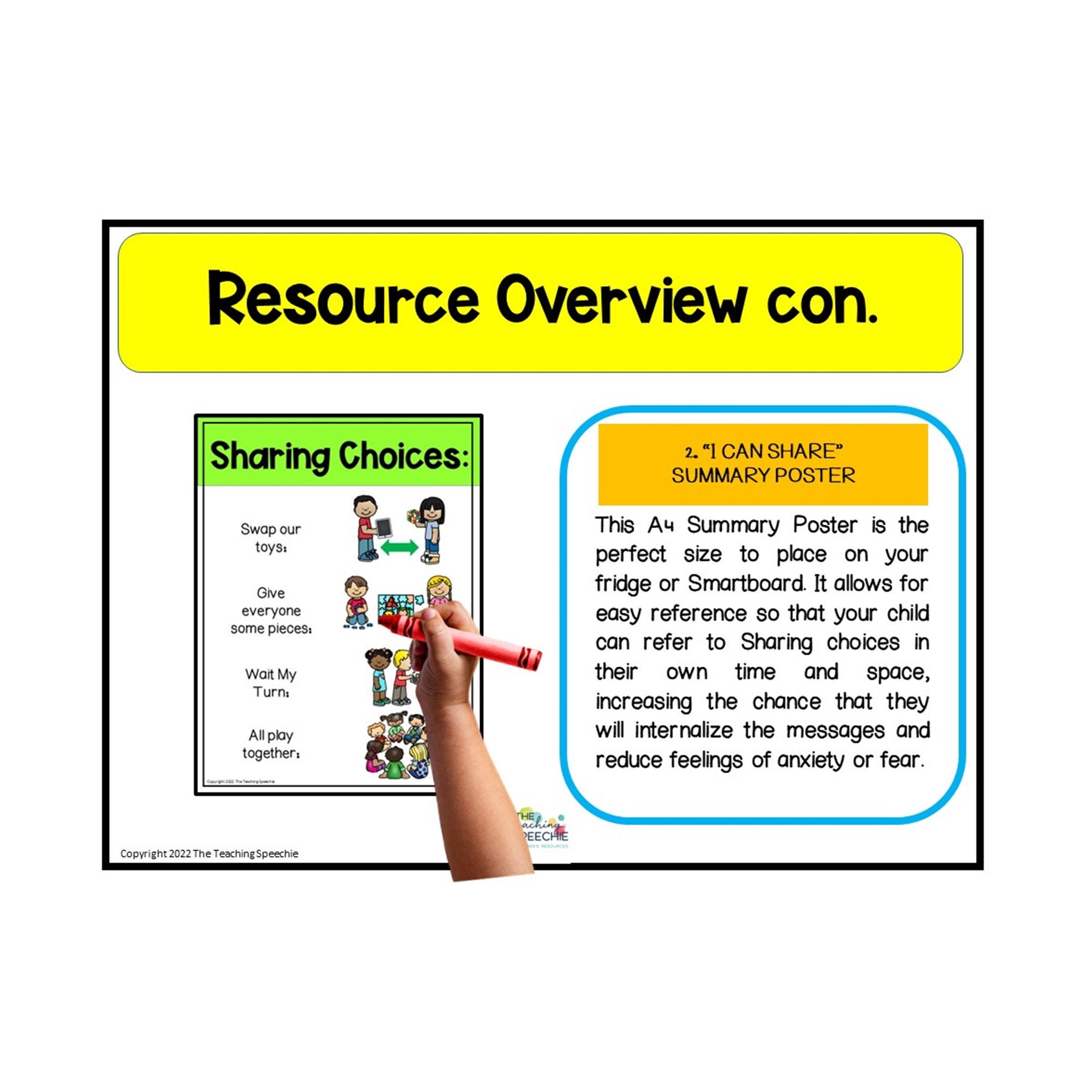 Sharing Social Story, Sharing Social Skills Printable Story, Autism ...