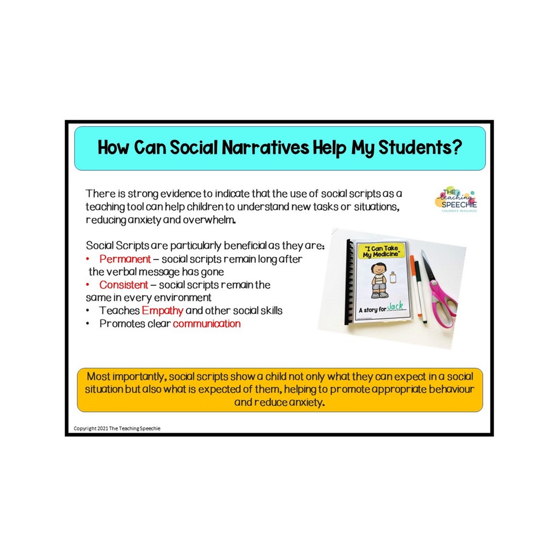 TAKING MEDICINE Printable Social Story, Health Visuals for Children ...