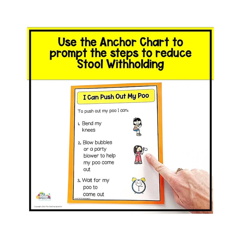 Stool Withholding and Encopresis Social Story, Childhood Constipation ...