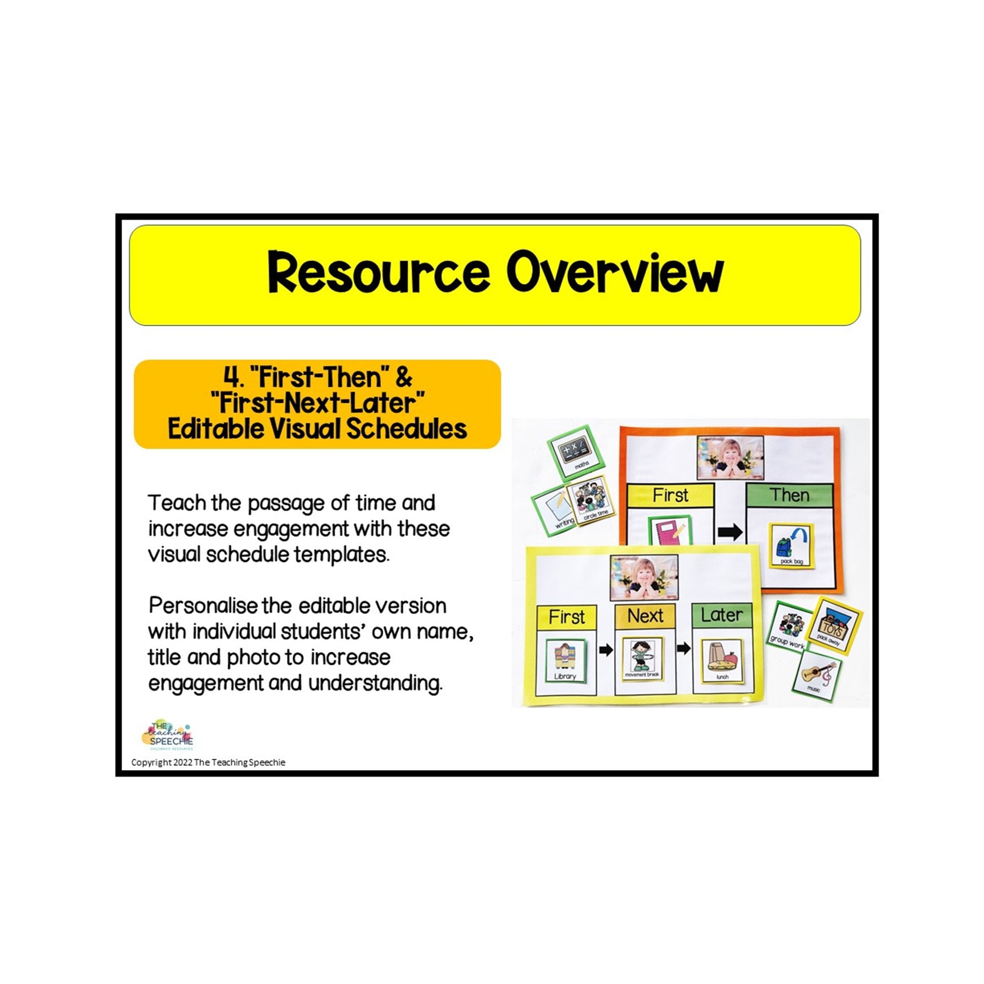 Visual Classroom Schedules, Visual Supports, Daily and Weekly Schedule ...