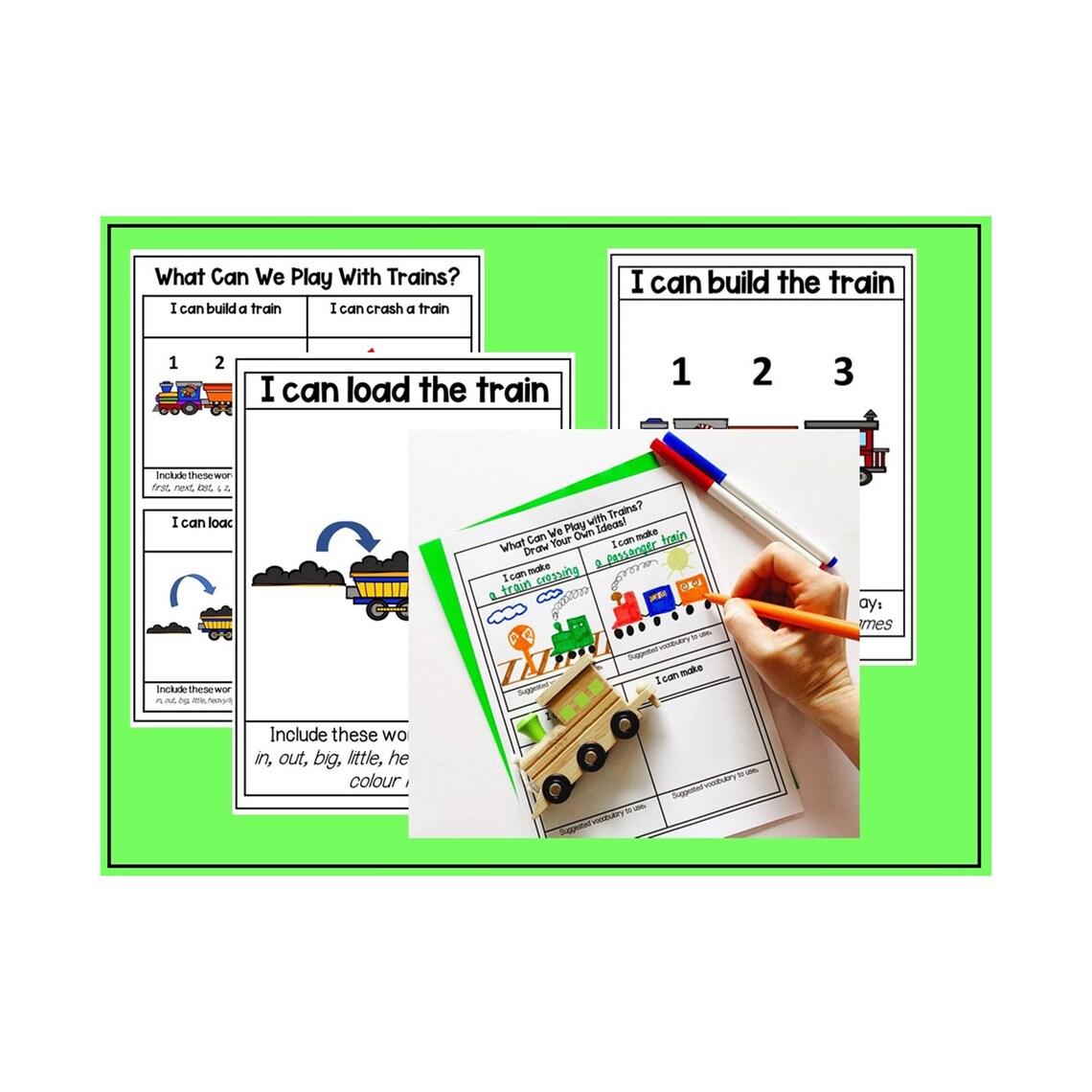 Play Skill Visual Supports, How to Play With Toys; Special Education ...