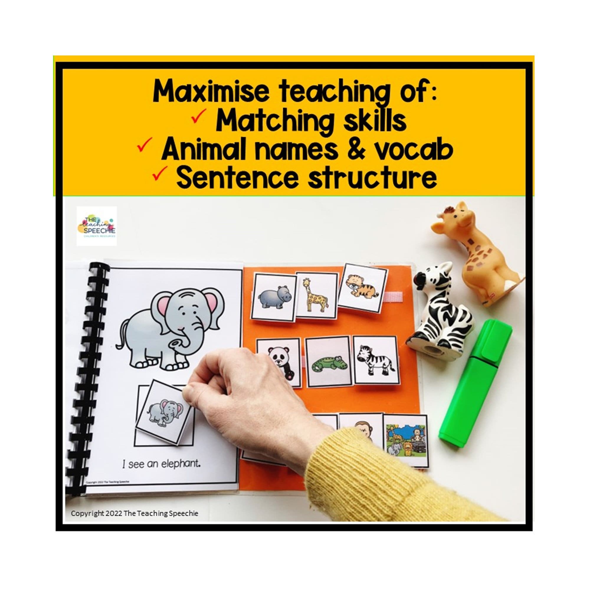 Zoo Animals Interactive Adapted Book, Zoo Theme Printables, Zoo Animals ...