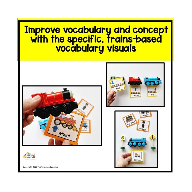 How to Play With Toy Trains Visual Supports Toolkit - Etsy