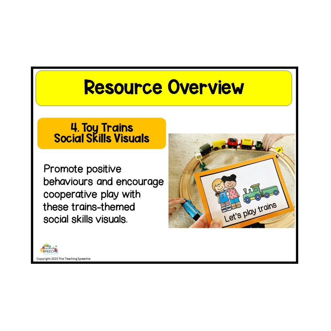 How to Play With Toy Trains Visual Supports Toolkit - Etsy