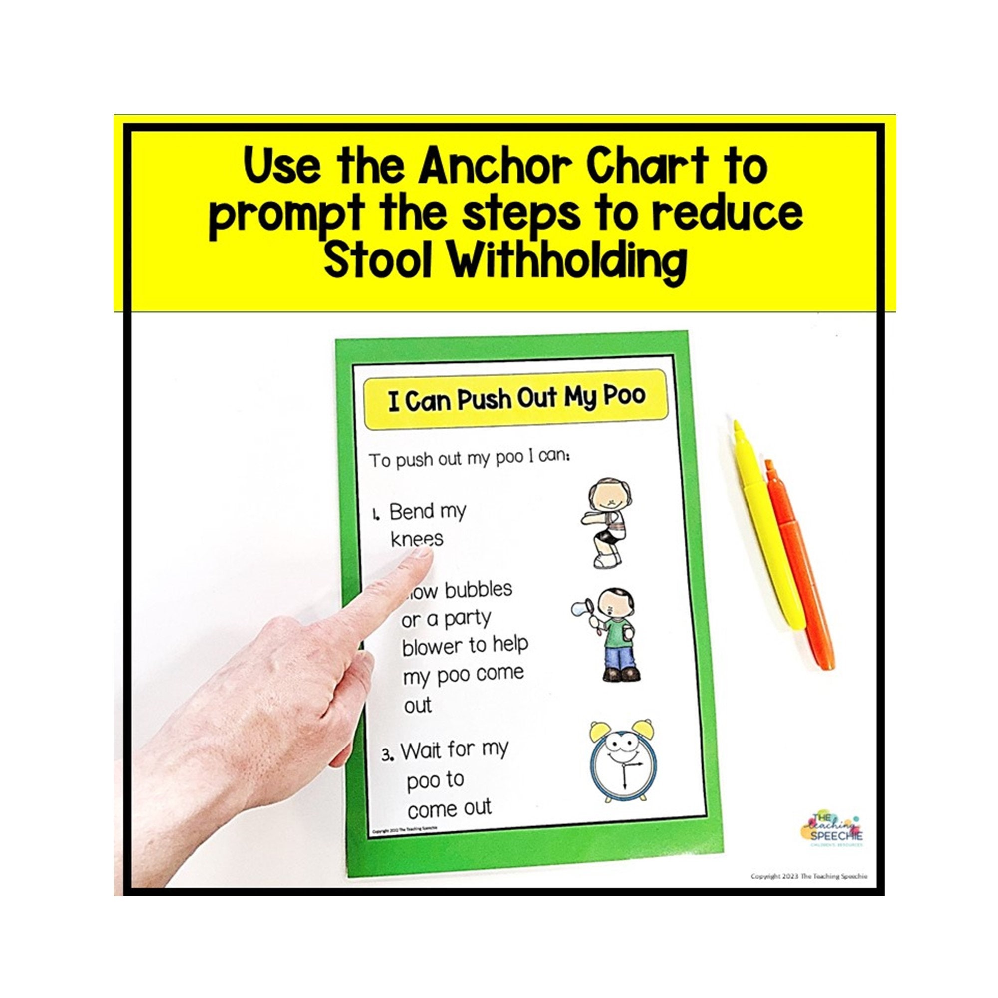 Stool Withholding and Encopresis Social Story, Childhood Constipation ...