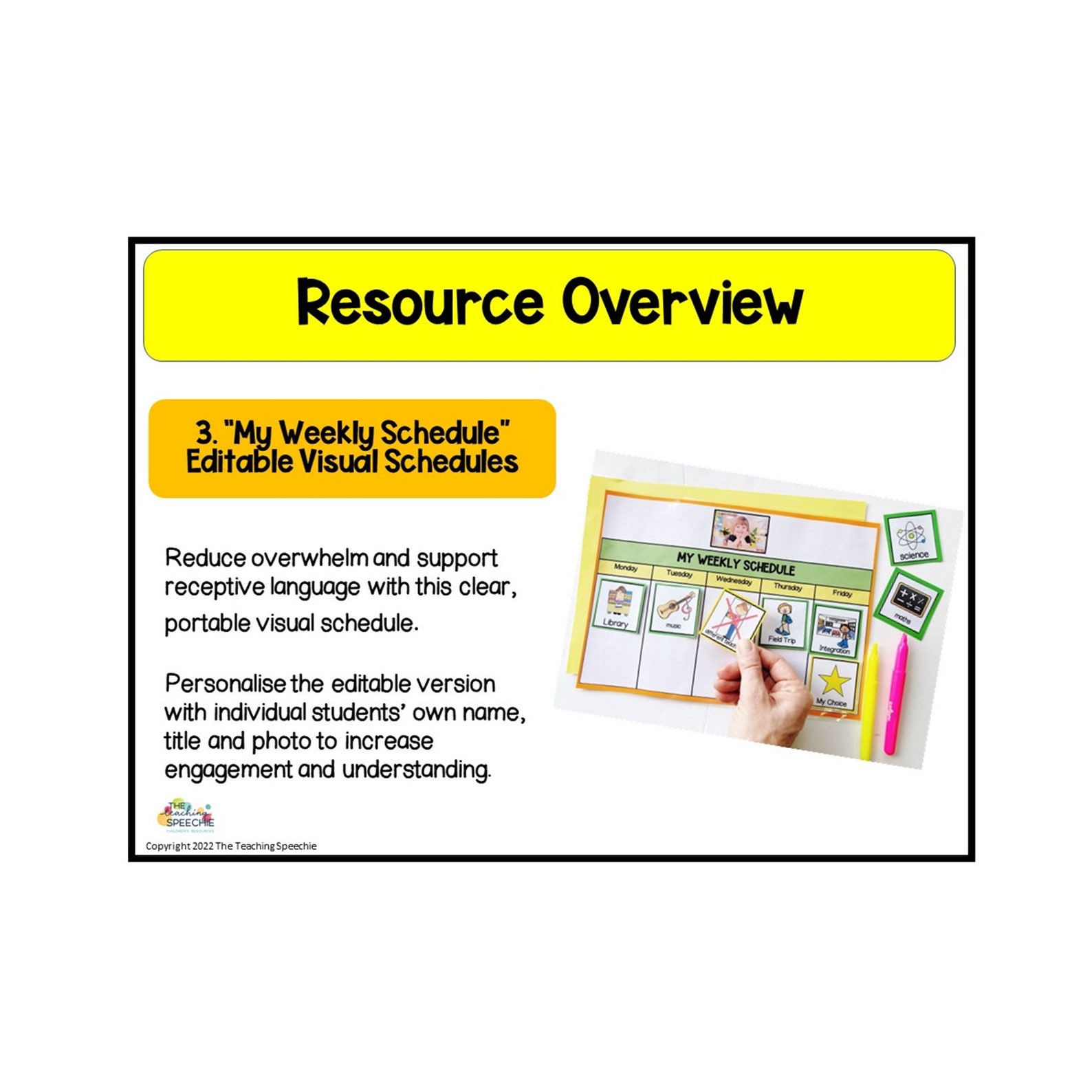 Visual Classroom Schedules, Visual Supports, Daily and Weekly Schedule ...