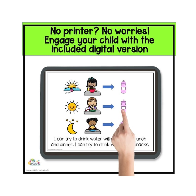 Drinking Water Social Story Toolkit - Etsy