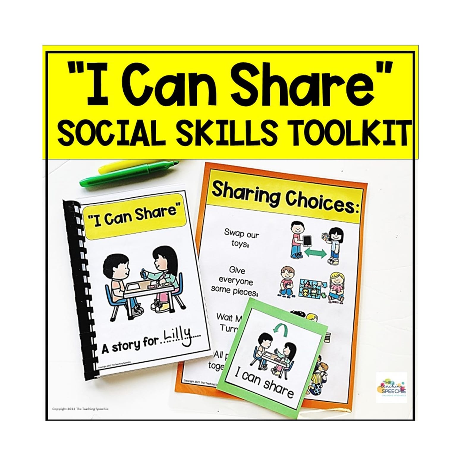 Sharing Social Story, Sharing Social Skills Printable Story, Autism ...