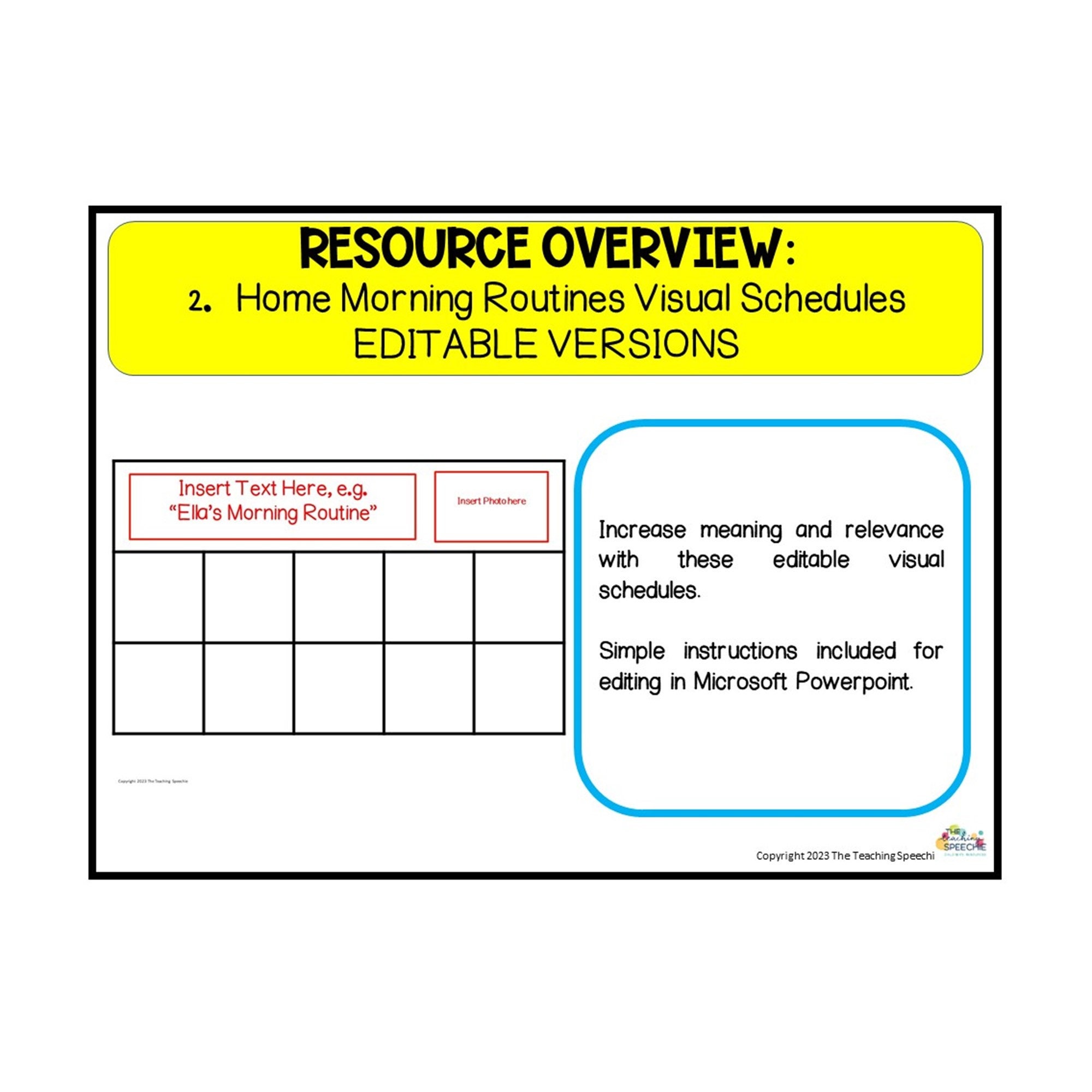 Morning Routine for Home Visual Schedule and Supports, Daily Routines ...