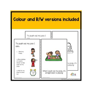 Stool Withholding and Encopresis Social Story Bundle, Adapted Book ...