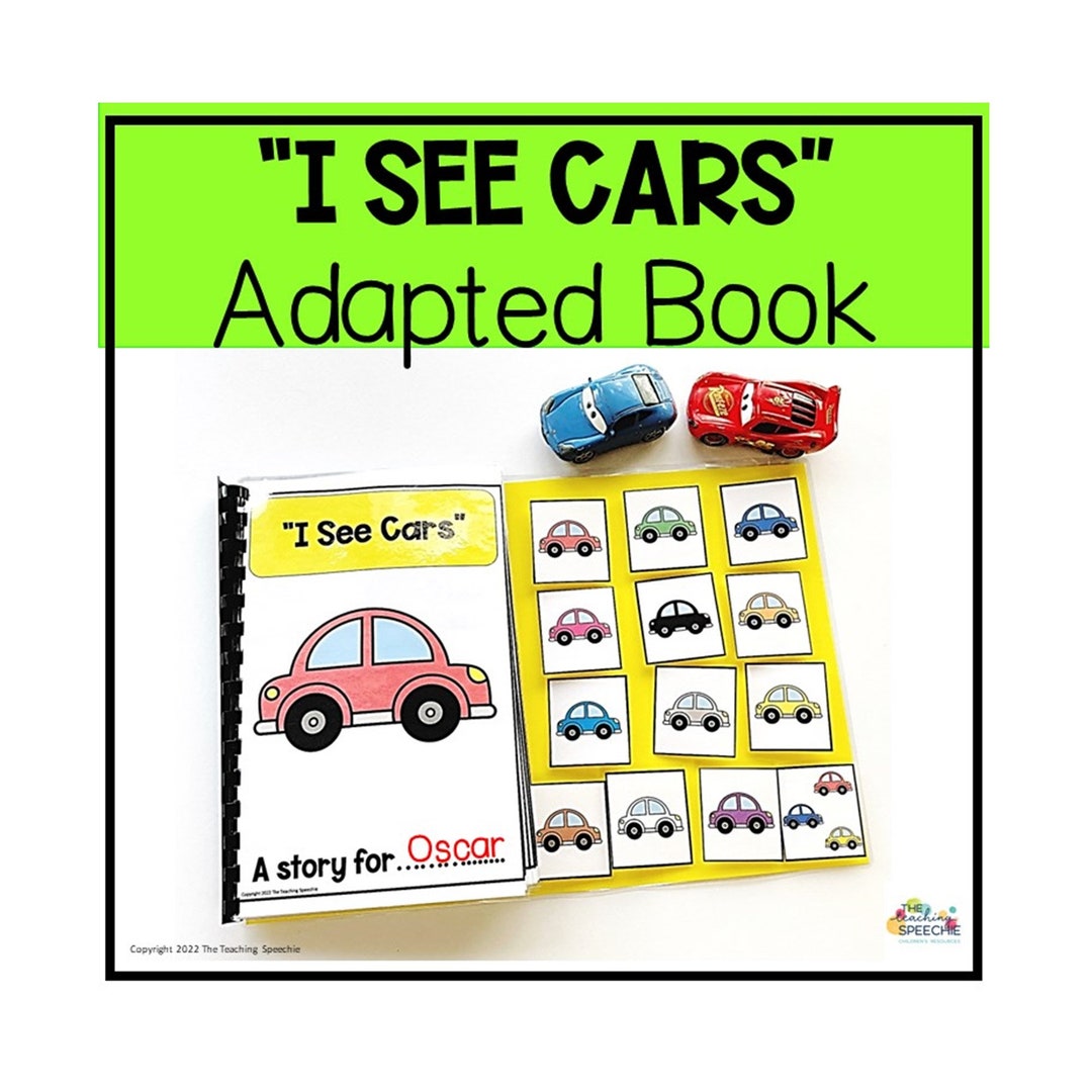 VEHICLES ADAPTED BOOK for Special Education - Etsy