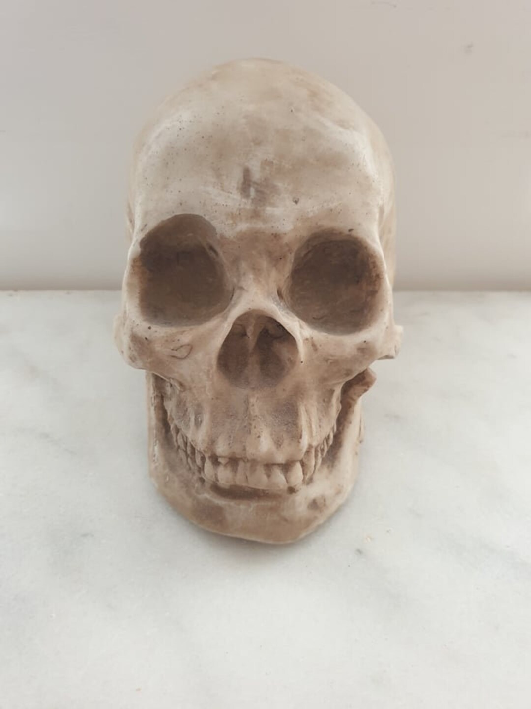 Marble Skull Head - Etsy