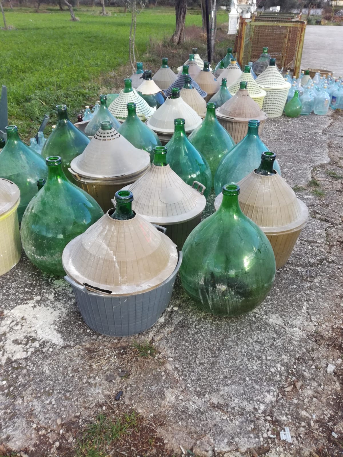 Vintage Green Demijohn-carboy 54 and Bottles Vintage 1930s - Etsy