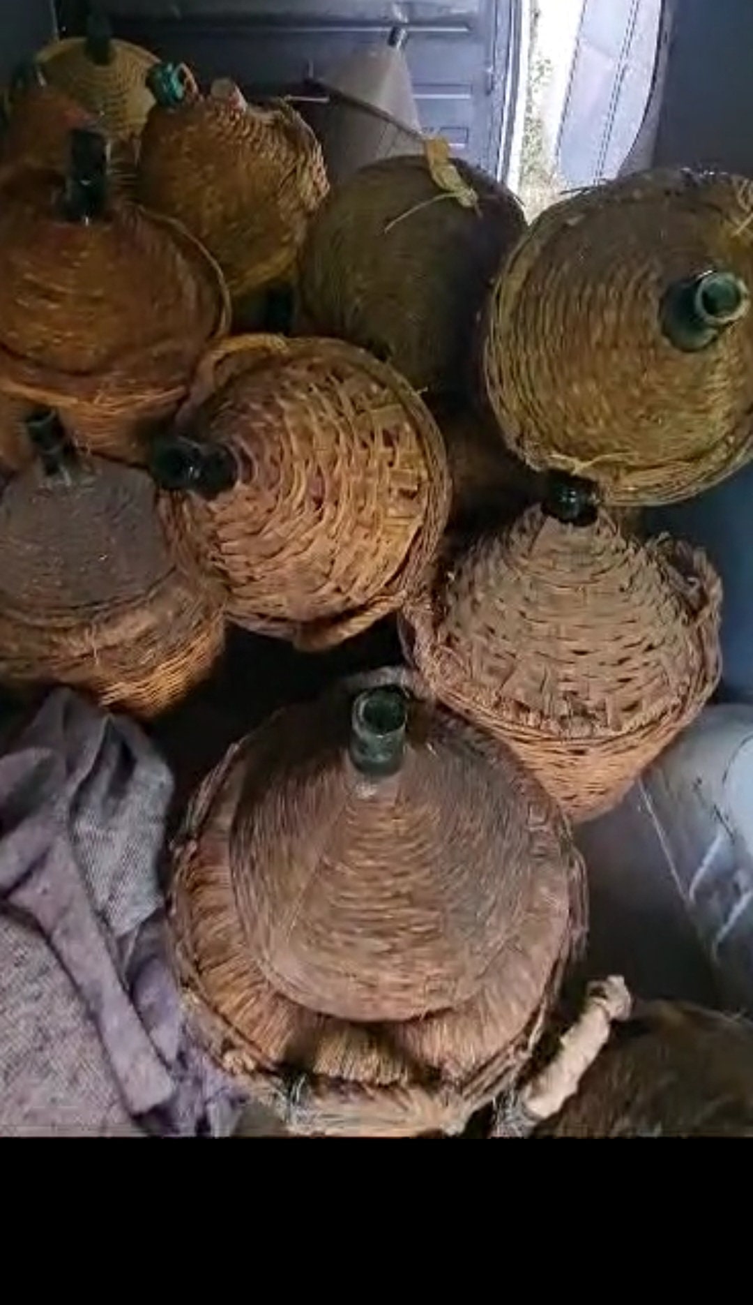 Vintage Wicker Demijohn 54 Litres - Etsy