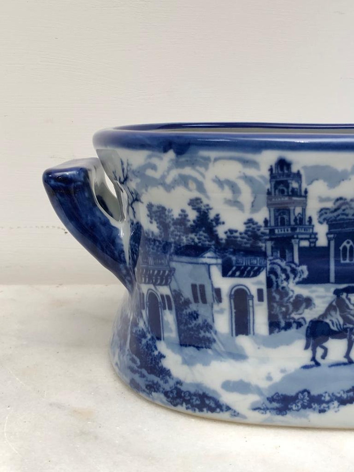 Large Ceramic Footbath Cachepot Planter Home Decor Garden Trend - Etsy