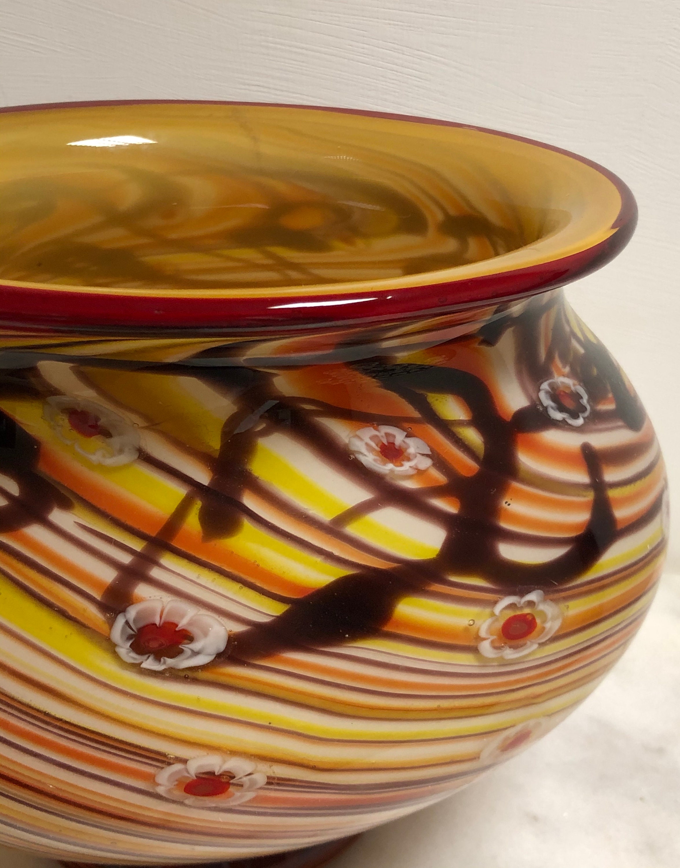 Murano Glass Vase - Etsy