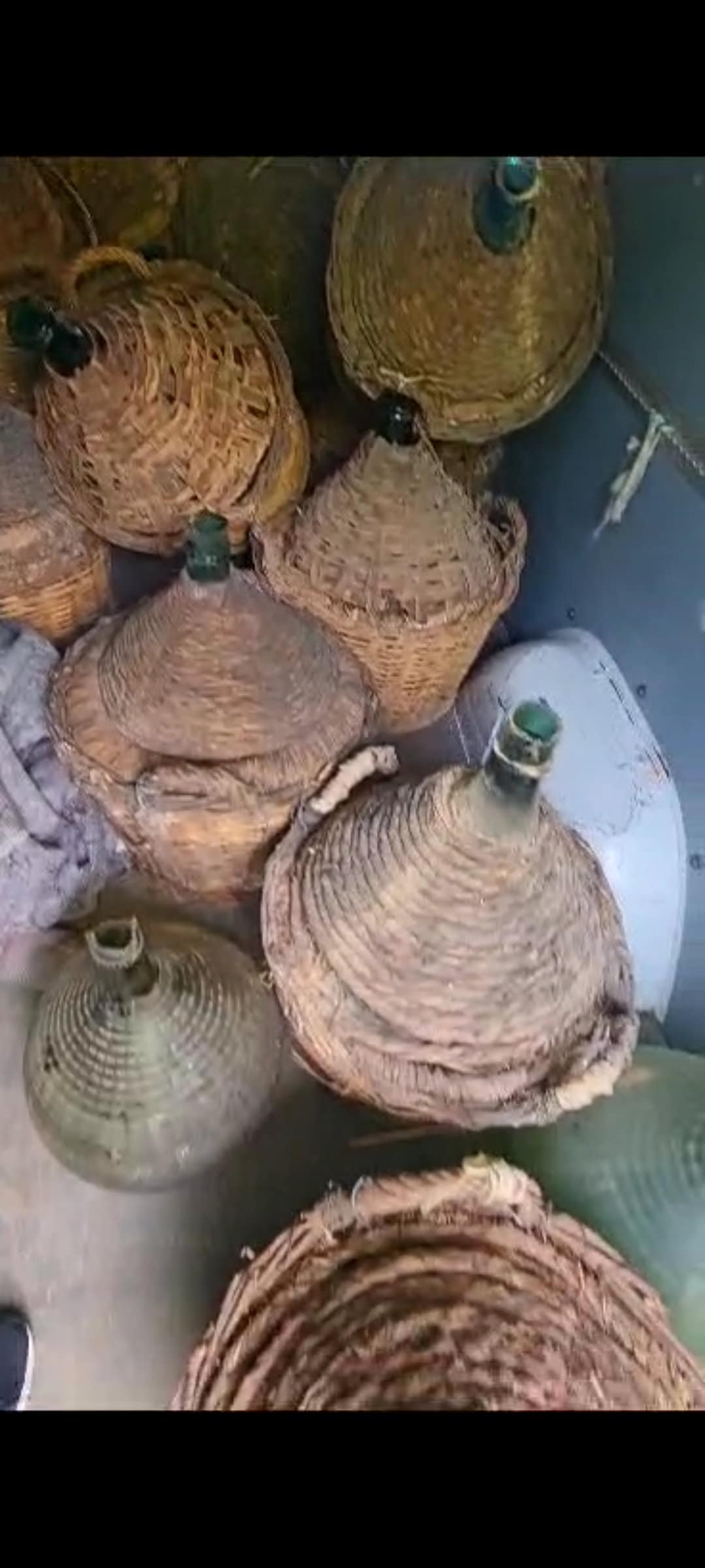 Vintage Wicker Demijohn 54 Litres - Etsy